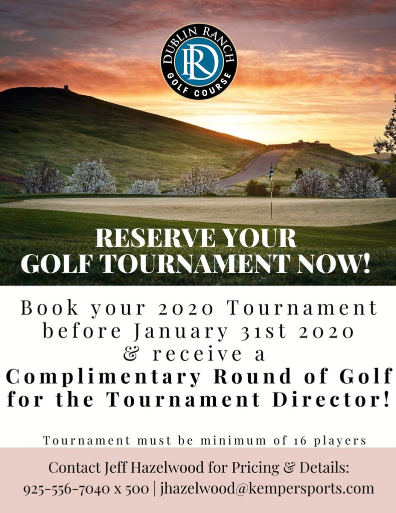 Golf Tournament Special - Dublin Ranch Golf Course