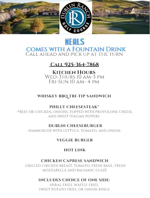 DRGC Snack Bar - Dublin Ranch Golf Course